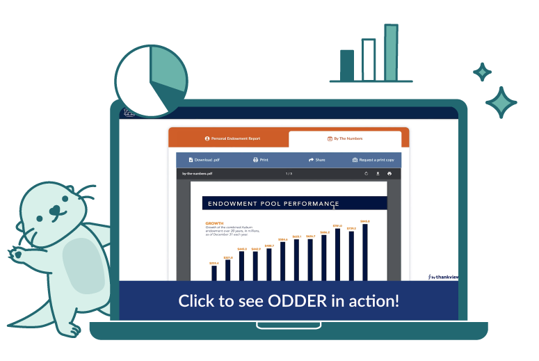 ODDER: Digital Endowment Fund Report Software | ThankView